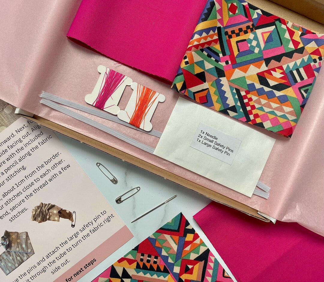 DIY Scrunchie Kit - Pretty in Pink - Make Your Own Scrunchie - Easy ...