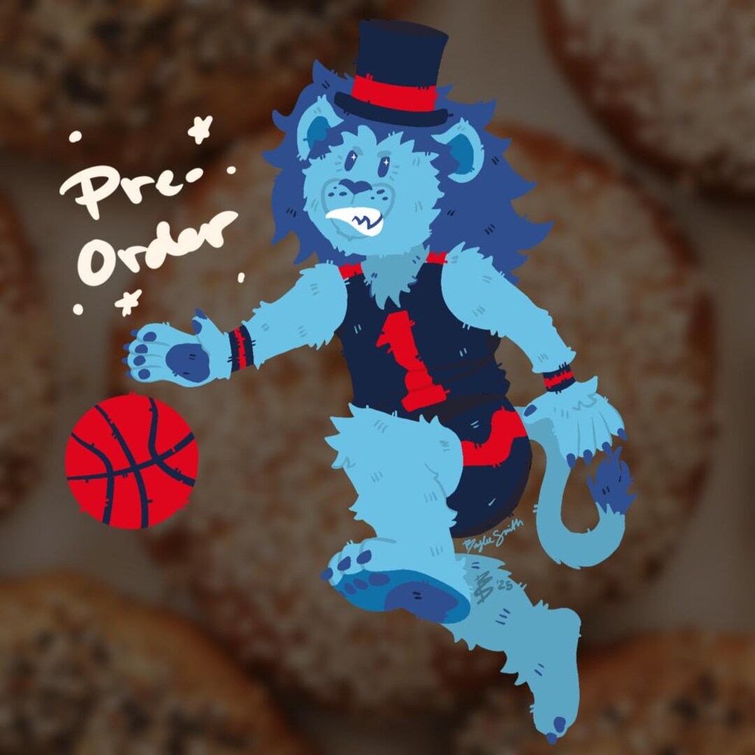 Duquesne Mascot Bluefasa Basketball Sticker Duq Dukes - Etsy