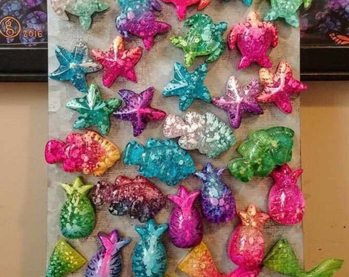 Starfish Magnetsrefrigerator Magnetscoastal Magnetsbeach Housesea Star ...