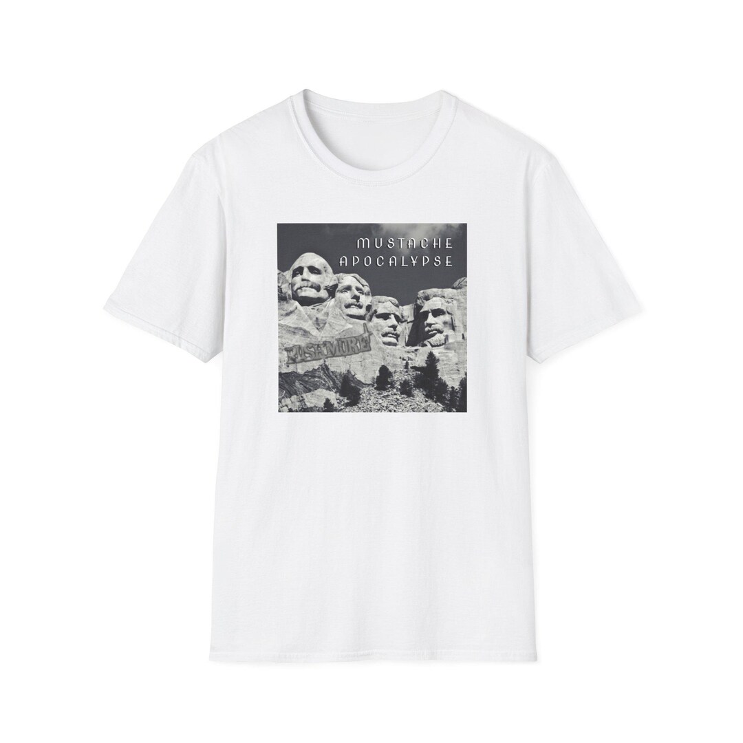 Rushmore Mustache Apocalypse Album Cover T-shirt - Etsy