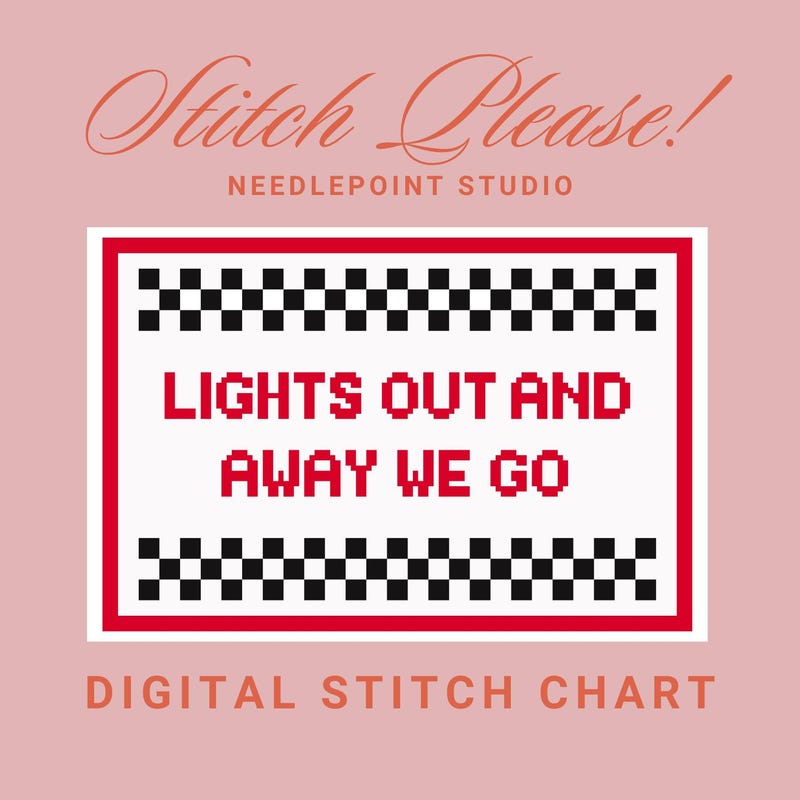 Go Away Needlepoint - Etsy