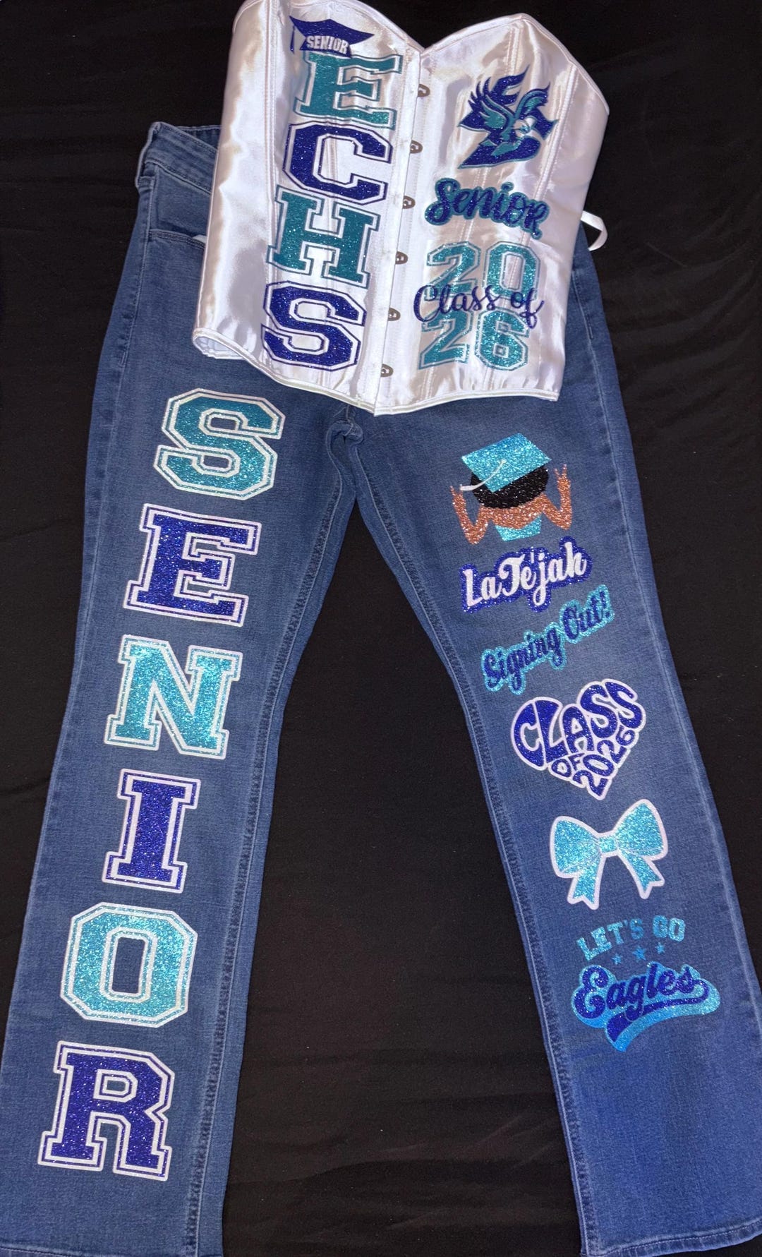 Custom Graduation Sets (corset, Tshirt, Skirts,jeans,stole) - Etsy