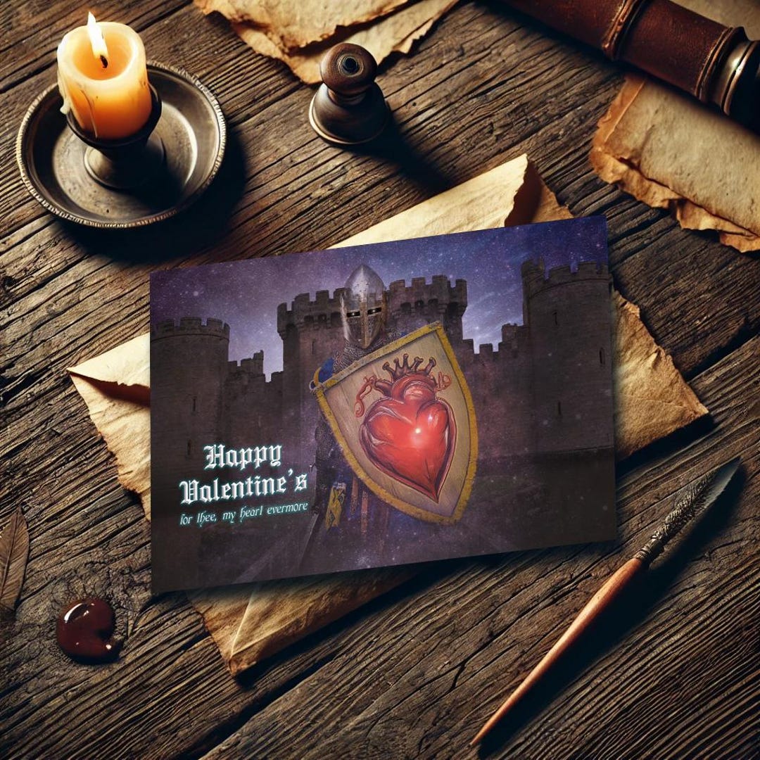 Medieval Valentine Ecard - Etsy