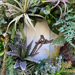 Succulent Wreath , Faux Succulent, Garden Wreath, Outdoor ,door Wreath ...
