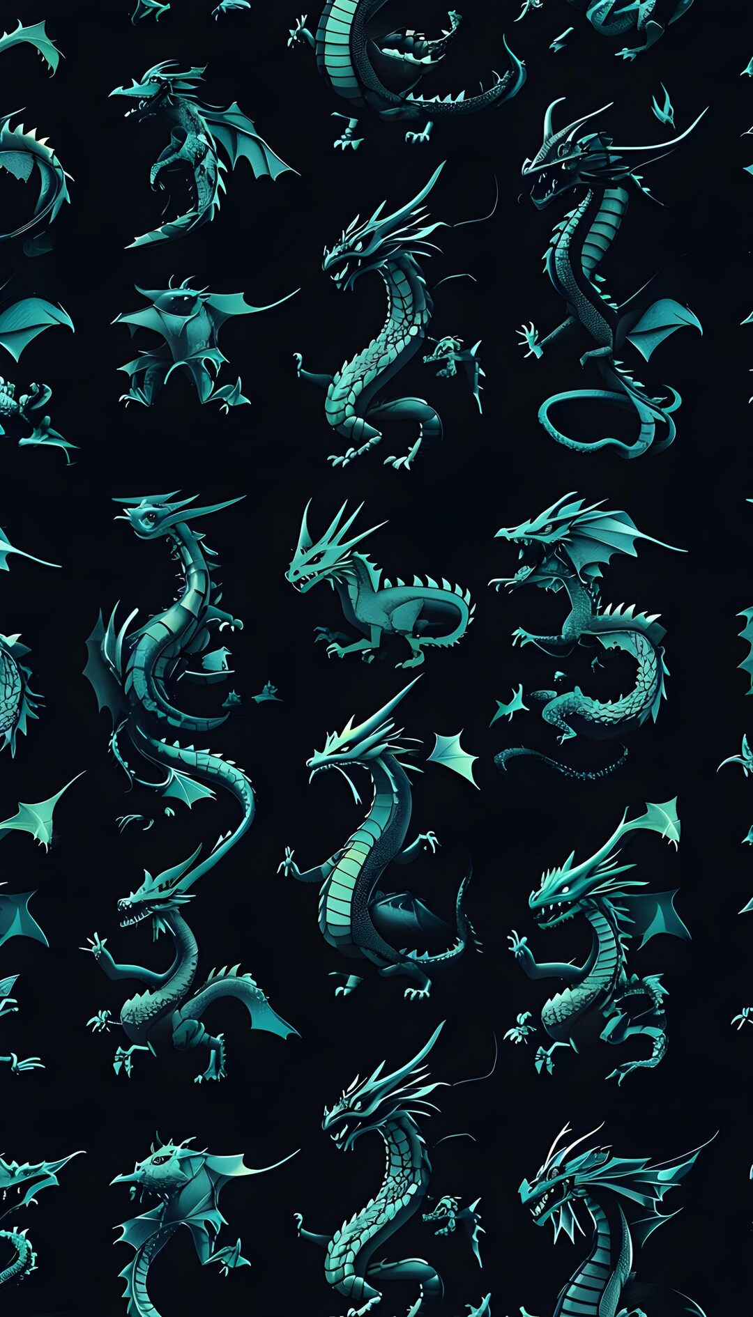 Dragon Draco Design and Pattern for Various Uses - Pack of 3 High ...