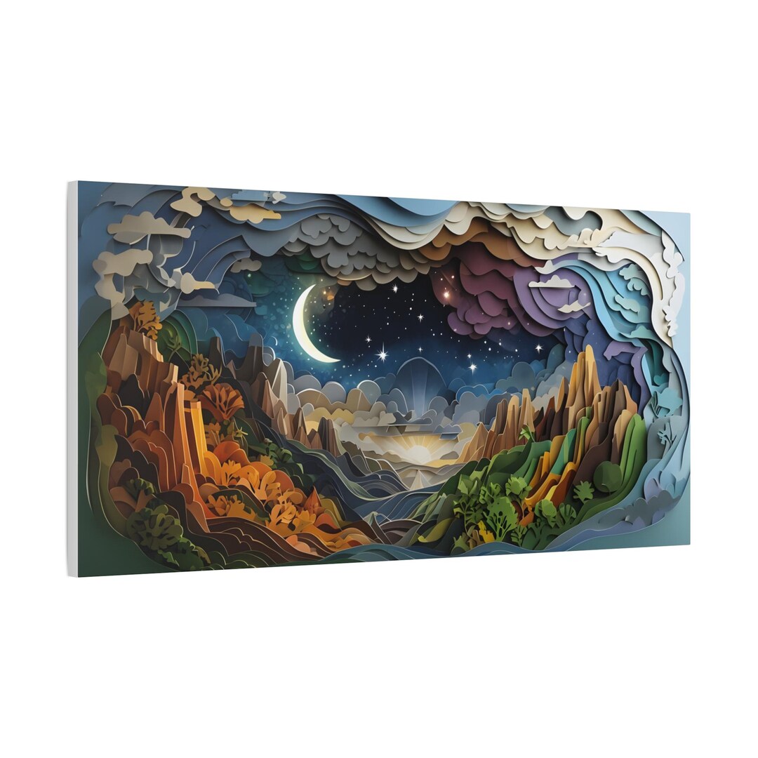 Beautiful Paper Craft Scenery of the Earth, Sky and Everything in ...