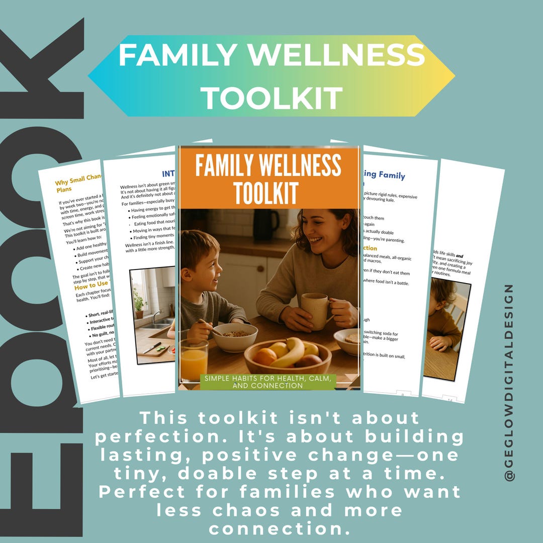 Parental Guide, Family Wellness Toolkit for Busy Parents, Meal Planner ...
