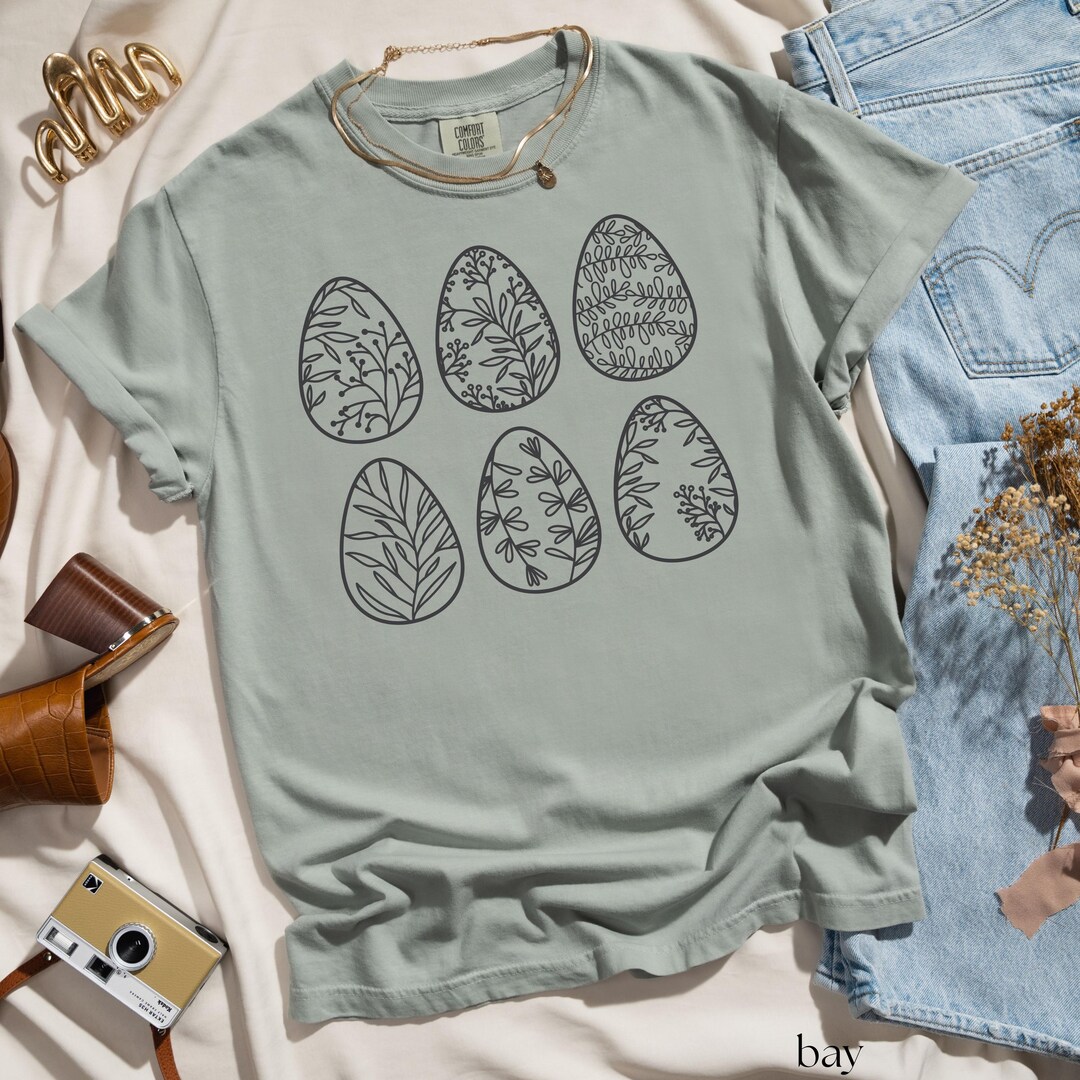 Cute Easter Egg T-shirt, Vintage Soft Tee, Unisex Shirt for Easter ...