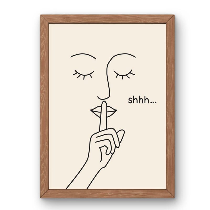 Leise bitte schilder - Etsy.de