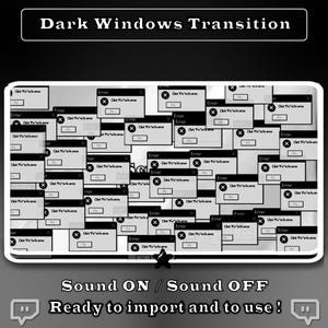 Windows Xp Stream Transition - Twitch Stinger - Dark Theme - Windows 95 ...