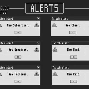 Dark Windows Stream Overlay - Retro Lofi Windows Xp Twitch - Animated ...