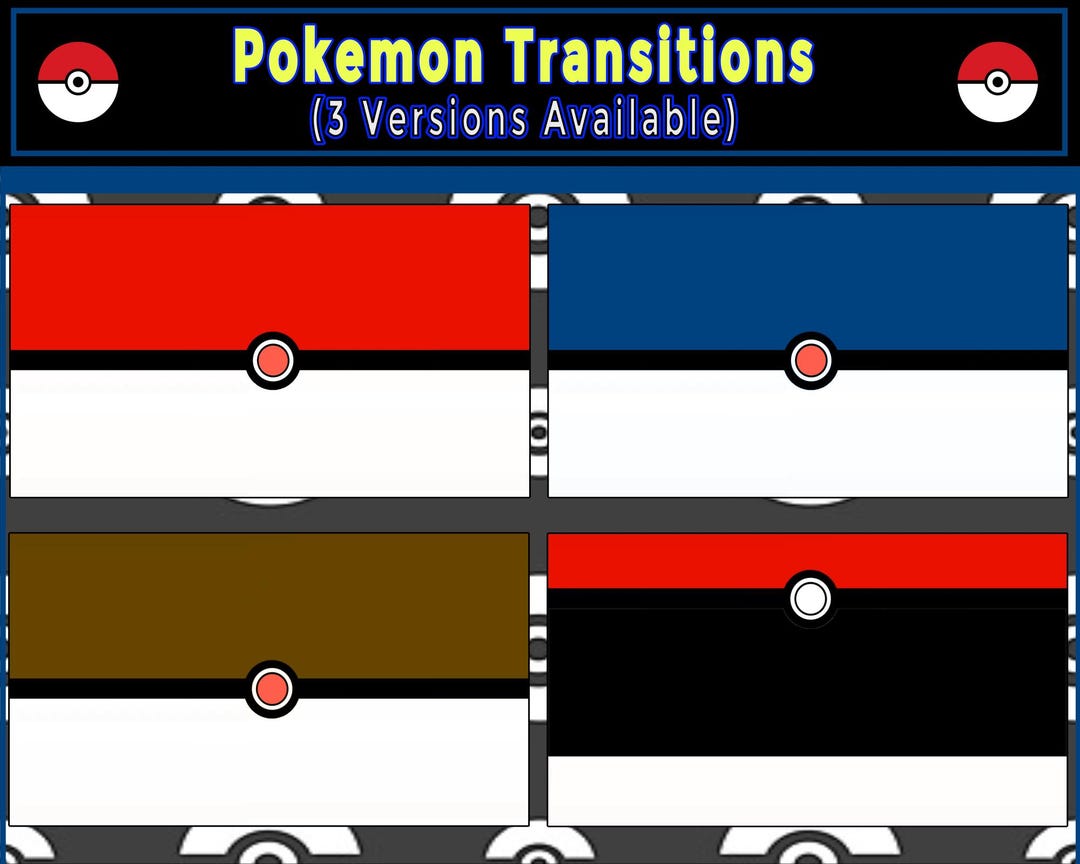 Pokeball Stinger Transition - Pokemon Twitch Transition Scene - Cute ...