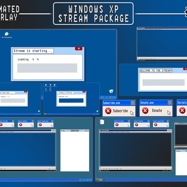 Windows Twitch Overlay - Etsy