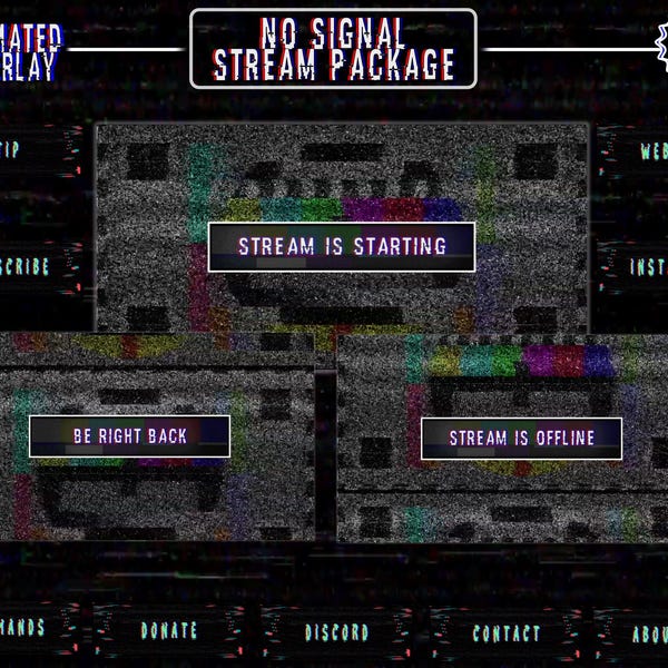 Twitch Layout Static - Etsy