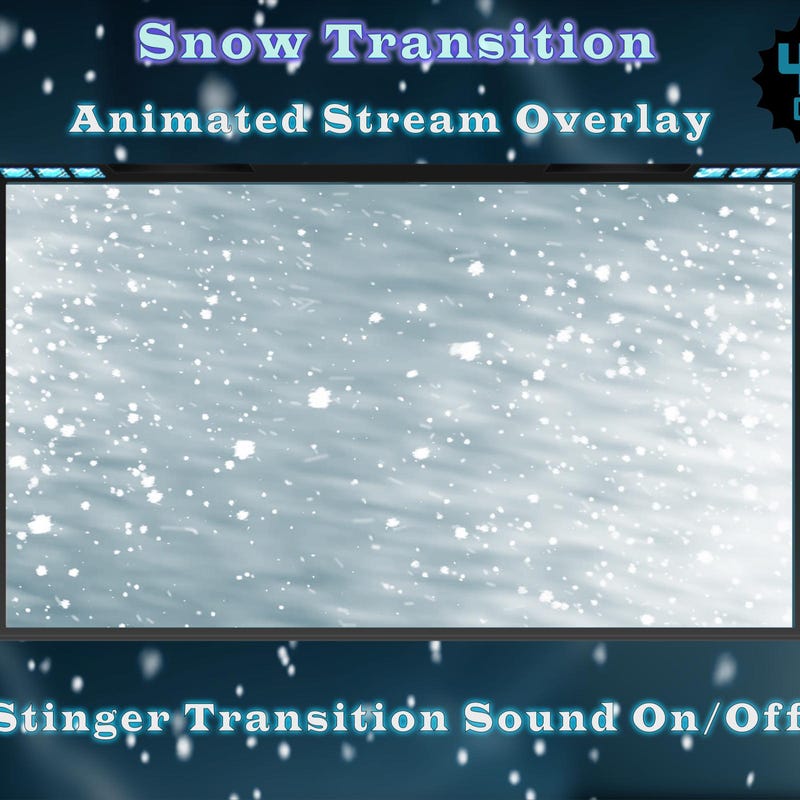 Snow Transition Screen - Etsy