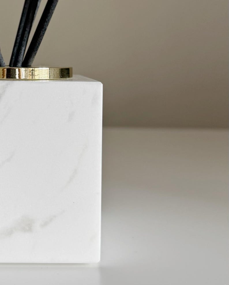 Carrara Marble Reed Diffuser - Etsy