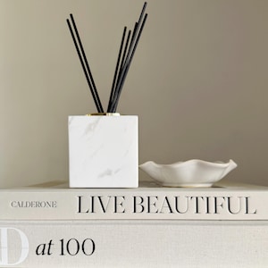 Carrara Marble Reed Diffuser - Etsy