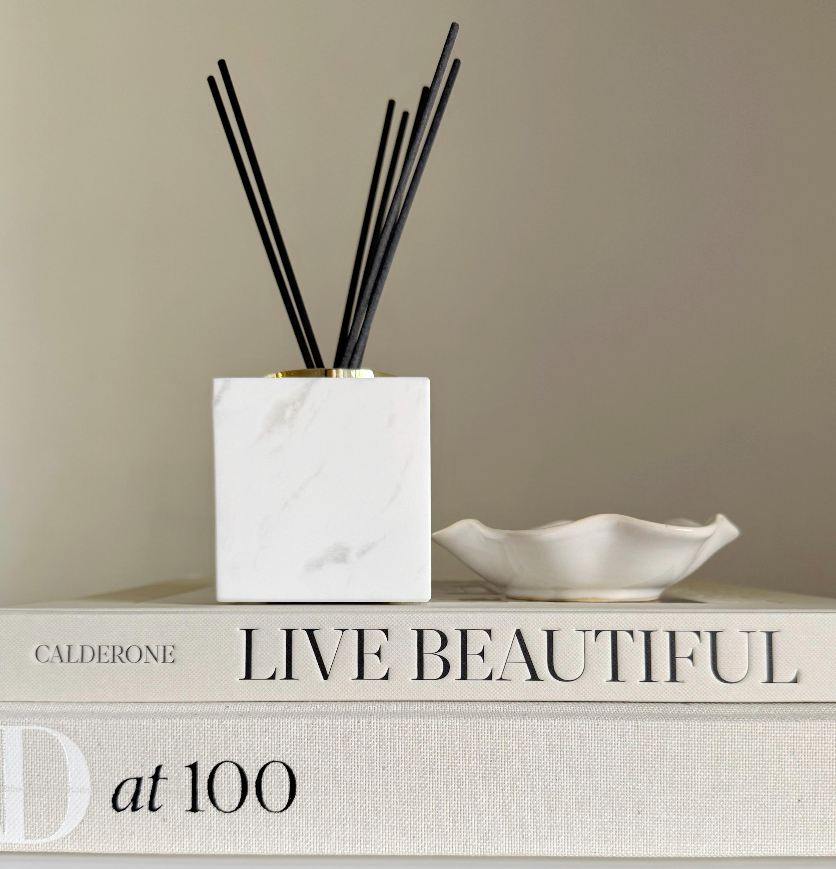 Carrara Marble Reed Diffuser - Etsy