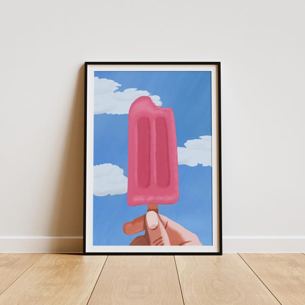 Ice Cream Poster - Etsy