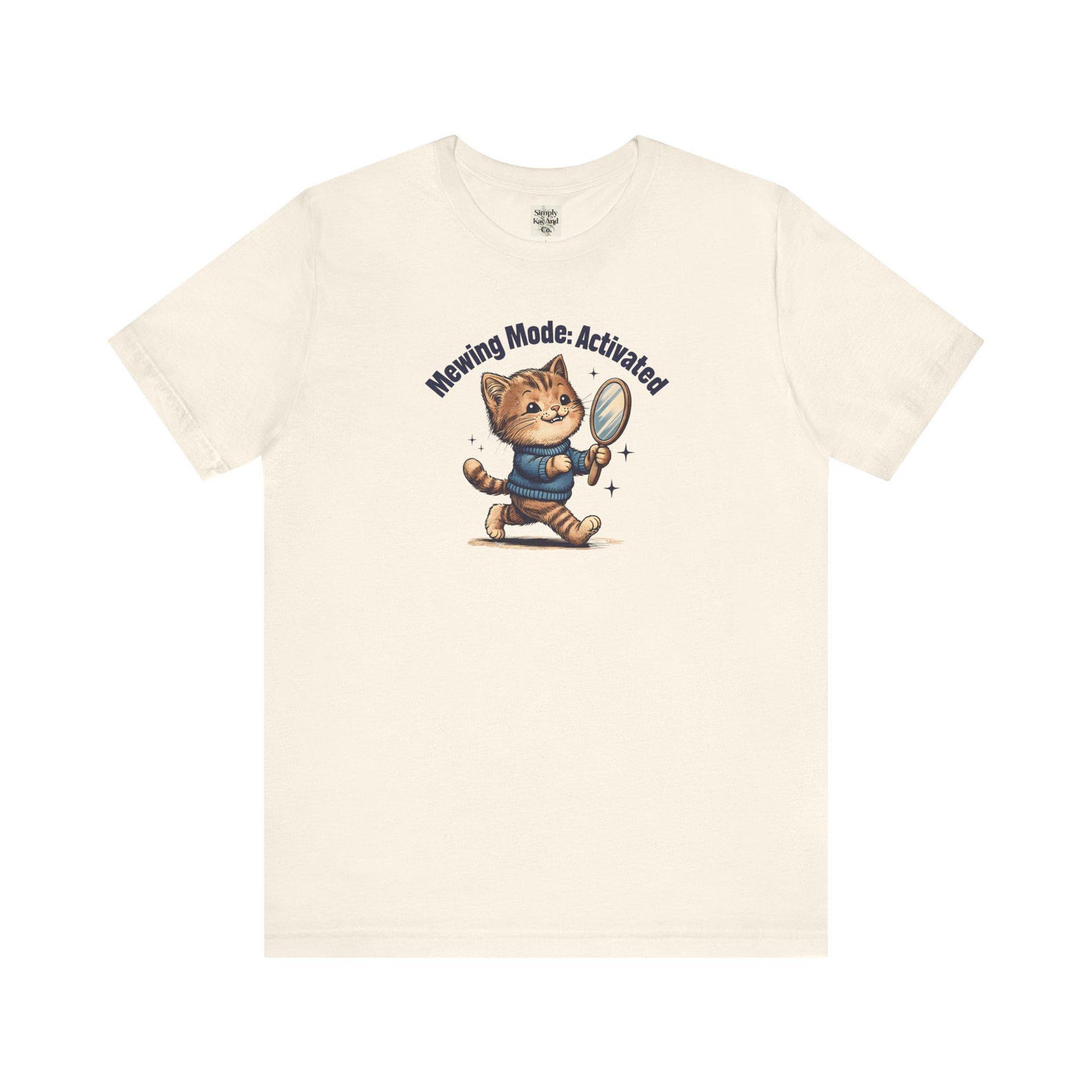 Mewing Mode Activated Cat Tee, Gen Alpha Slang Shirt, Gen Z Tshirt ...