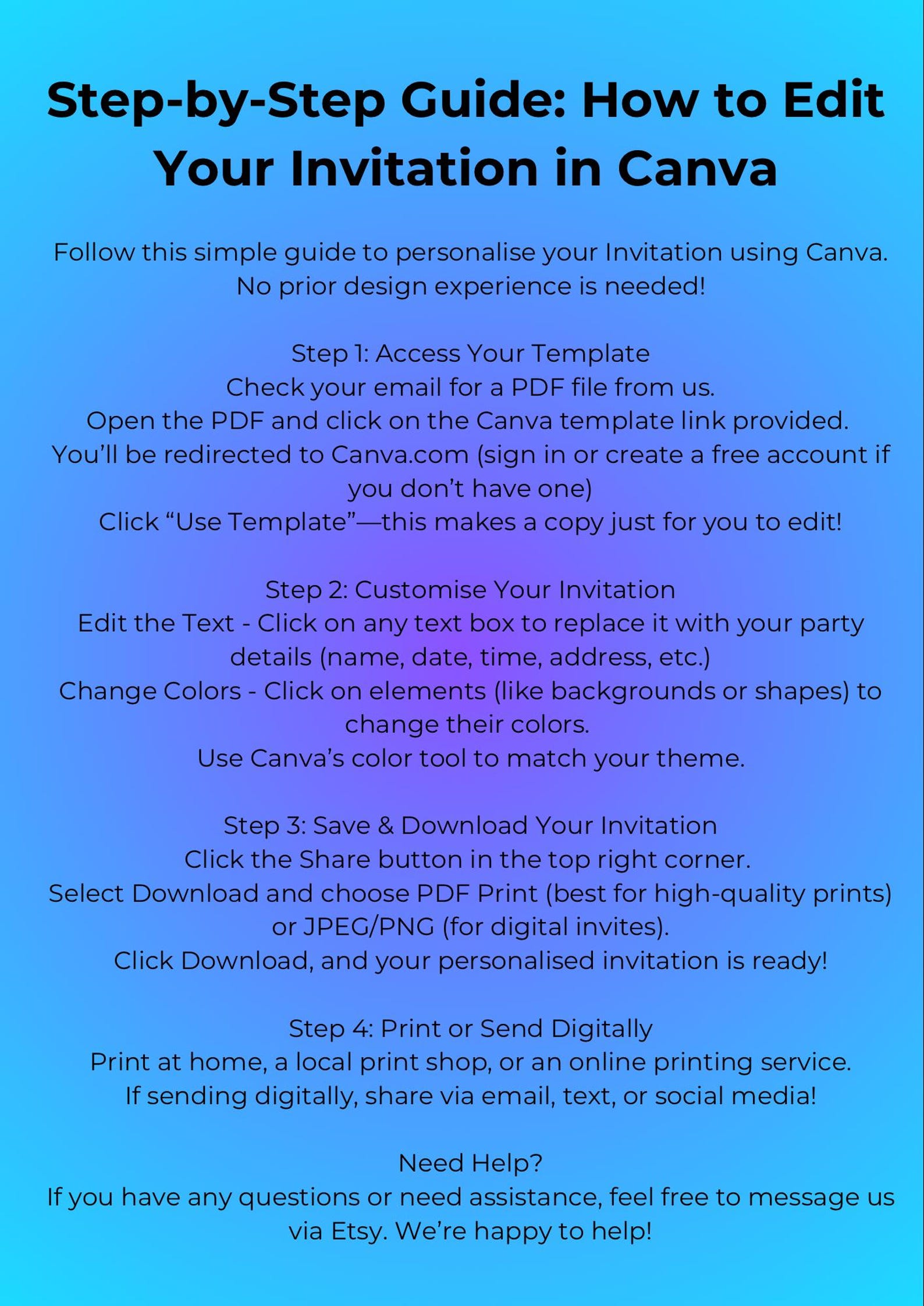 LEVEL UP! Arcade Party Invitation | Editable Canva Template | Instant ...