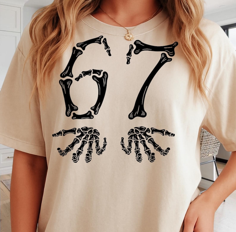 Six Seven 67 Meme Funny Hands SVG PNG Bundle | Viral Internet Meme ...