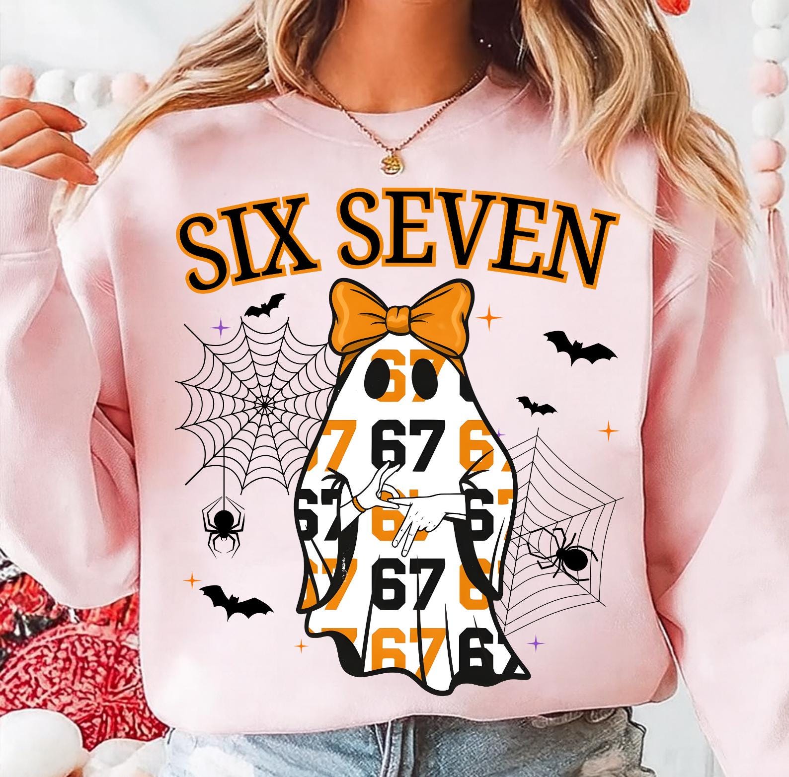 Six Seven Ghost PNG, Viral Gen Z Saying Clipart, Viral Internet Meme ...