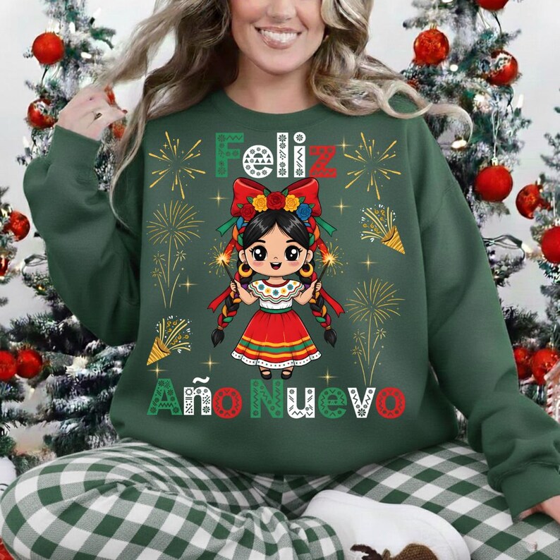 Feliz Año Nuevo PNG Mexican New Year Png Clipart Cute Fiesta Dress ...
