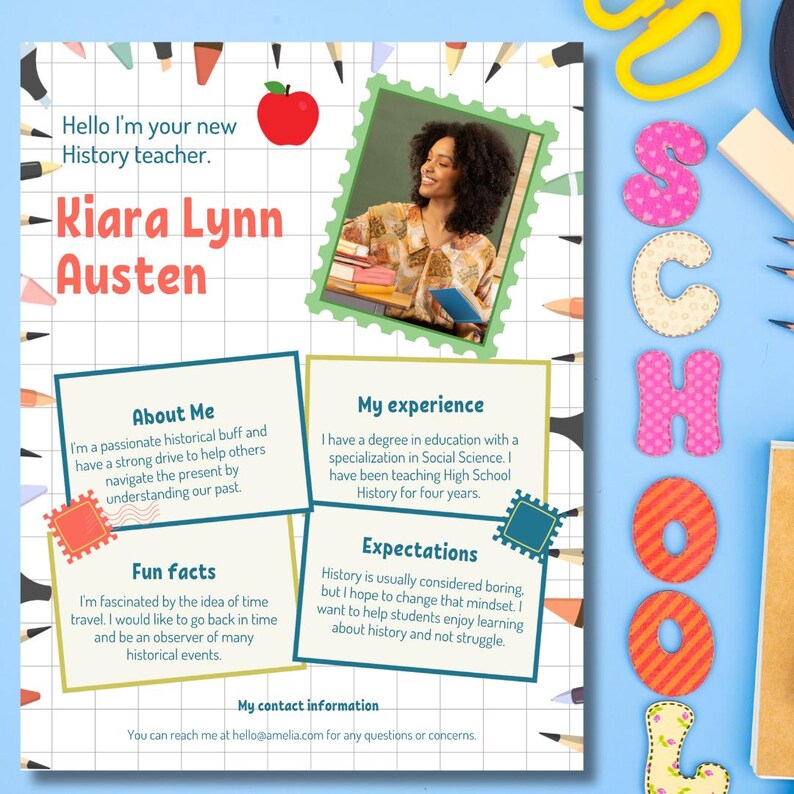 Editable Meet the Teacher Template Teacher Resource Letter Back to ...