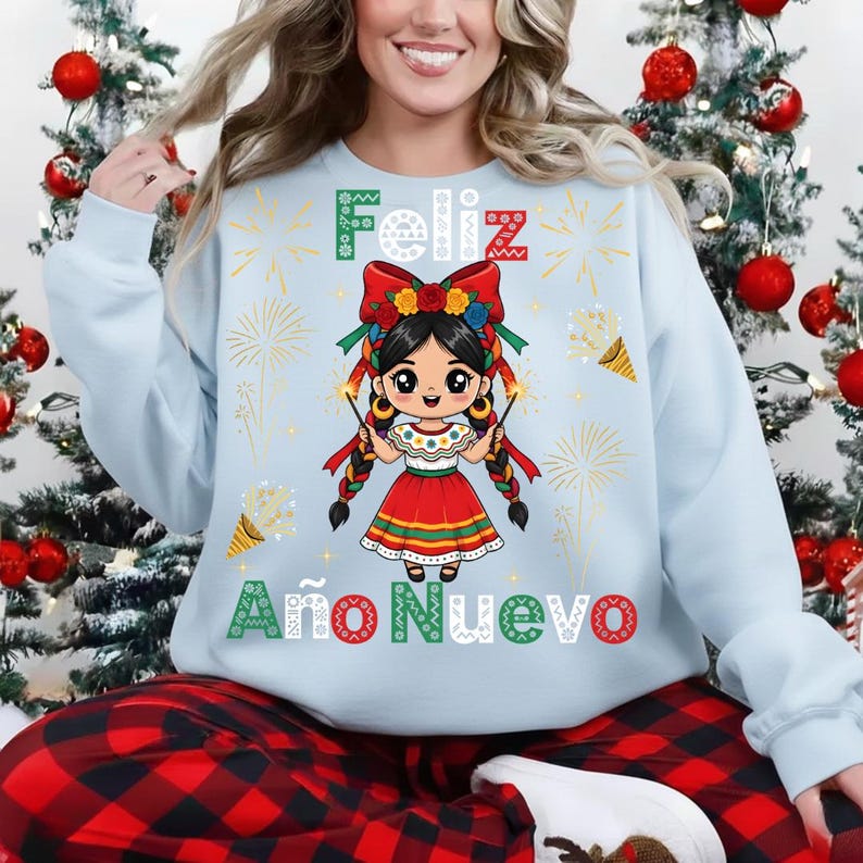 Feliz Año Nuevo PNG Mexican New Year Png Clipart Cute Fiesta Dress ...