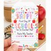 Happy First Day of School Tag, I'm so Excited That You're My Teacher ...