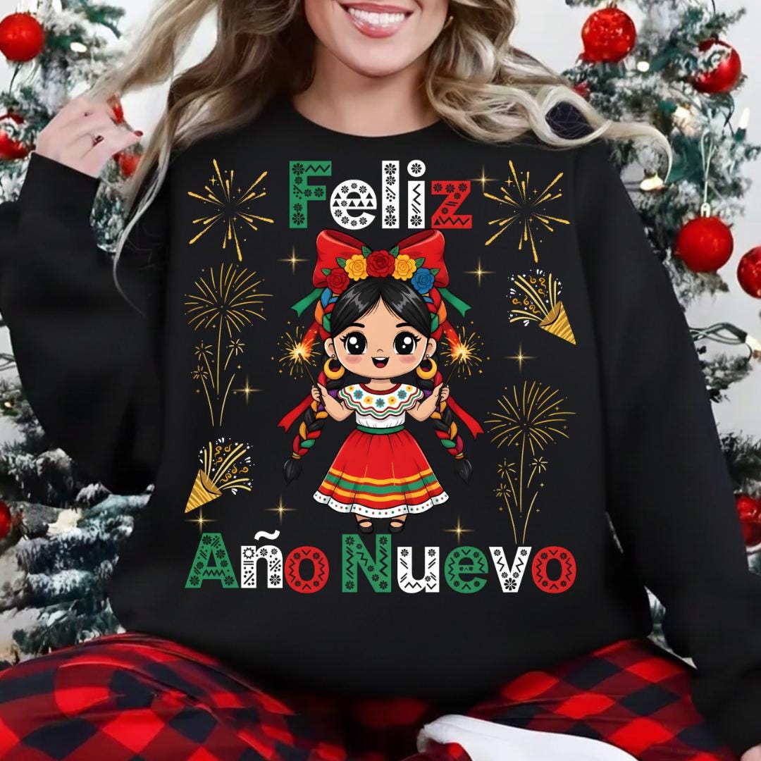 Feliz Año Nuevo PNG Mexican New Year Png Clipart Cute Fiesta Dress ...