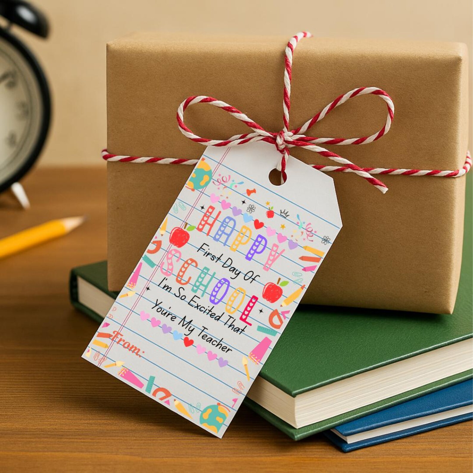 Happy First Day of School Tag, I'm so Excited That You're My Teacher ...