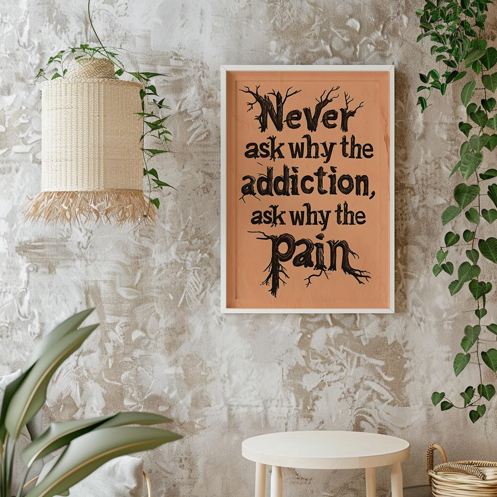 Addiction Recovery Poster, Therapy Wall Art, Substance Abuse Awareness ...