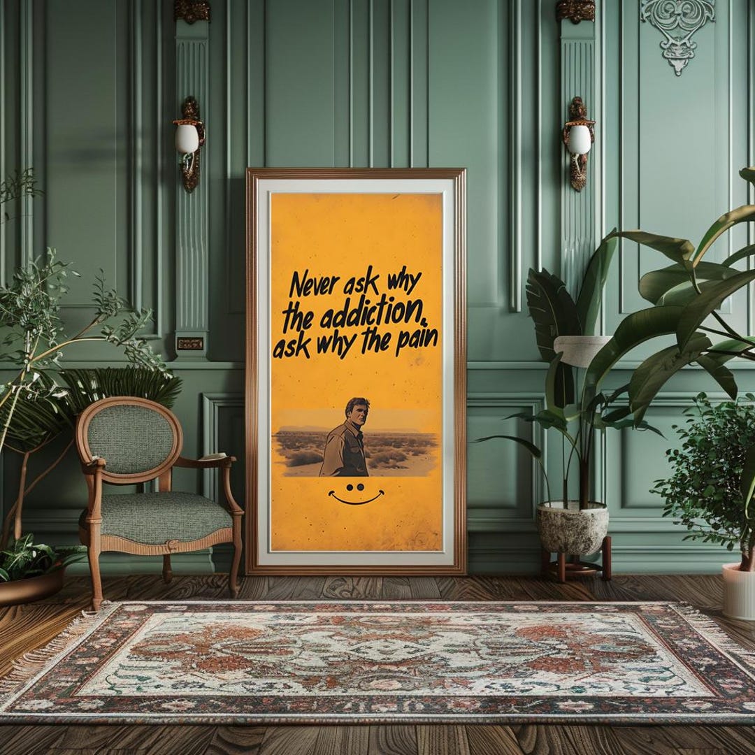 Sobriety Overdose Awareness Poster, Therapy Advice Art, Anxiety ...