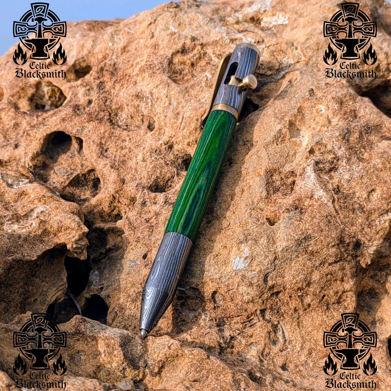 Emerald Writing Pen - Etsy UK