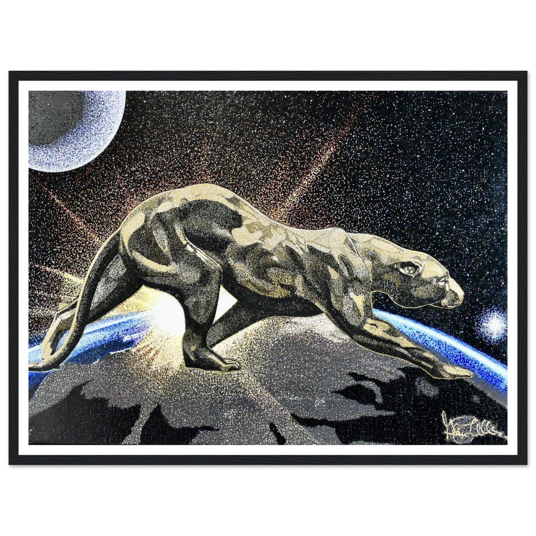 ALMIGHTY Art Print: Original Cross Hatching Drawing by Glenn E Allen ...