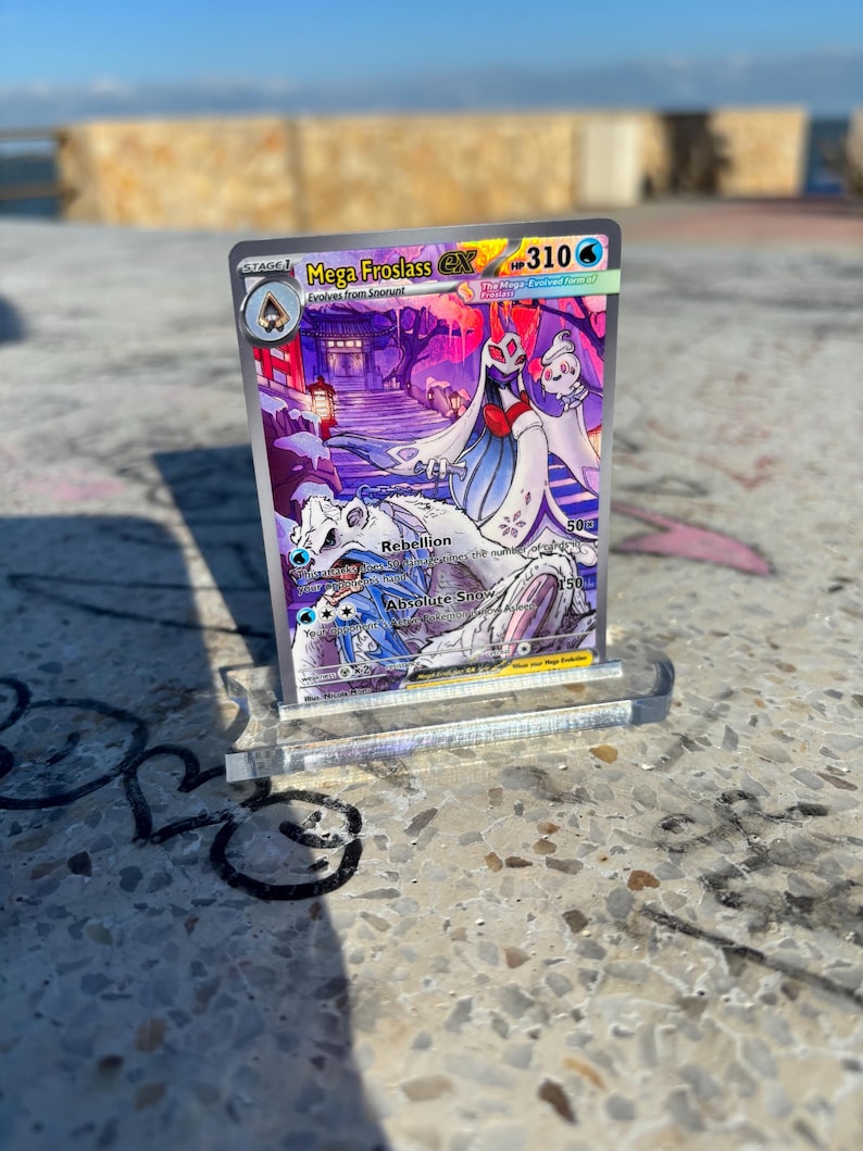 Mega Froslass Custom Pokémon Card – Artwork by Nicola Moro – Localized ...