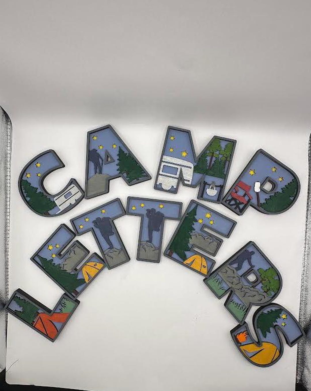 Camping Letters | Personalized Camping Letters | Camping Nursey Letters ...