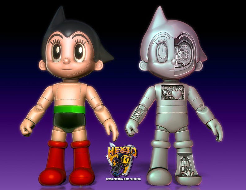 Astroboy 3D Printed - Etsy
