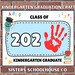 2025 Kindergarten Graduation Handprint Craft, Graduation Craft Activity ...