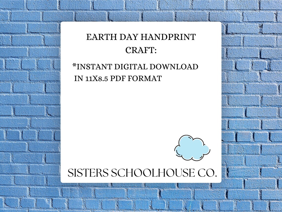 Small Hands Change the World Earth Day Handprint Craft - DIY Keepsake ...