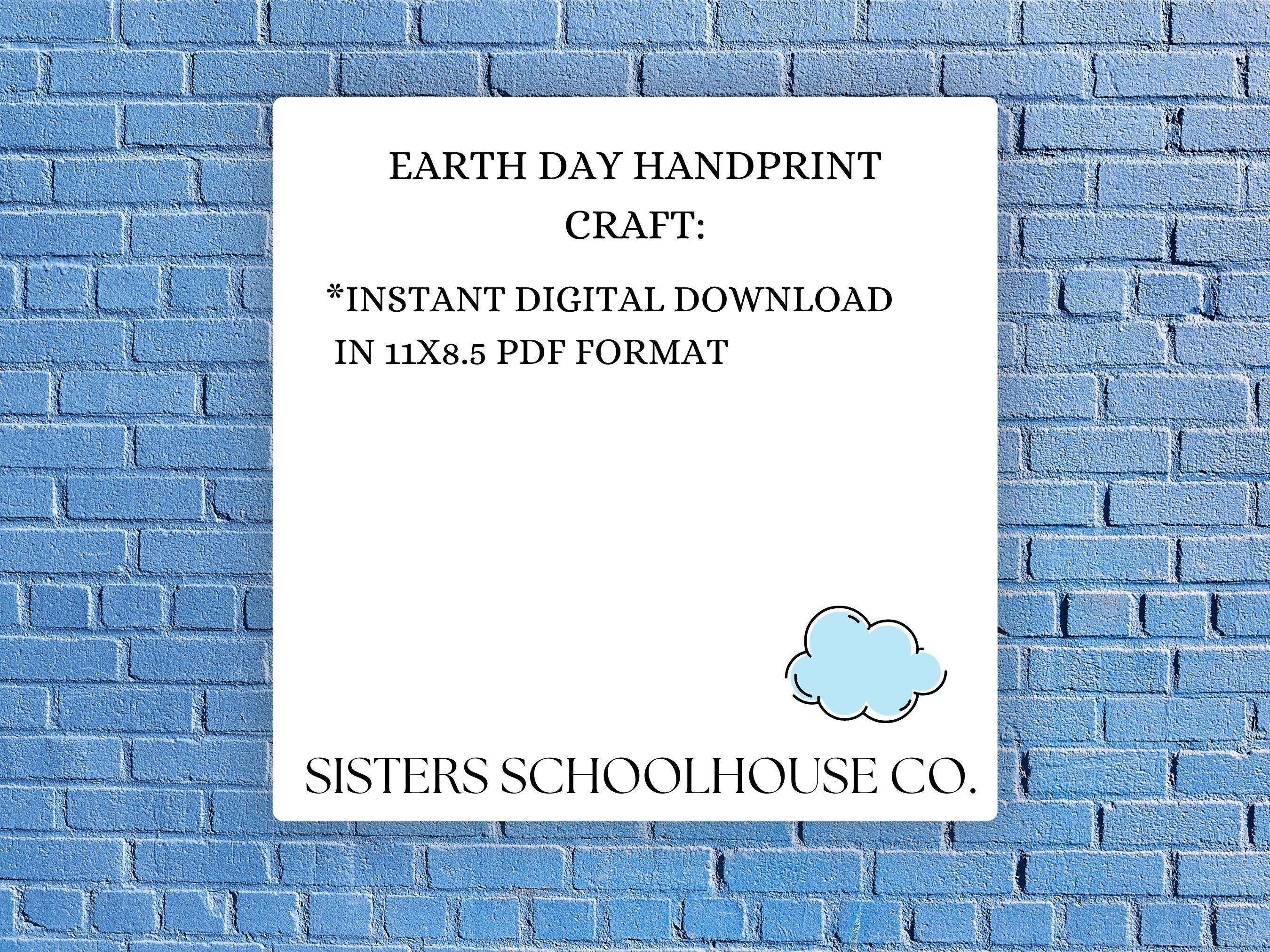 Small Hands Change the World Earth Day Handprint Craft - DIY Keepsake ...