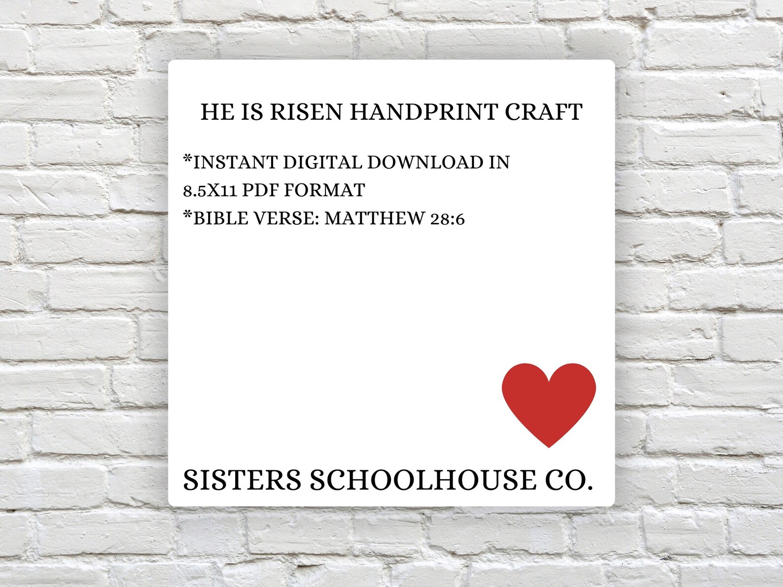 He is Risen Handprint Craft - Religious Easter Craft - Bible Lesson ...