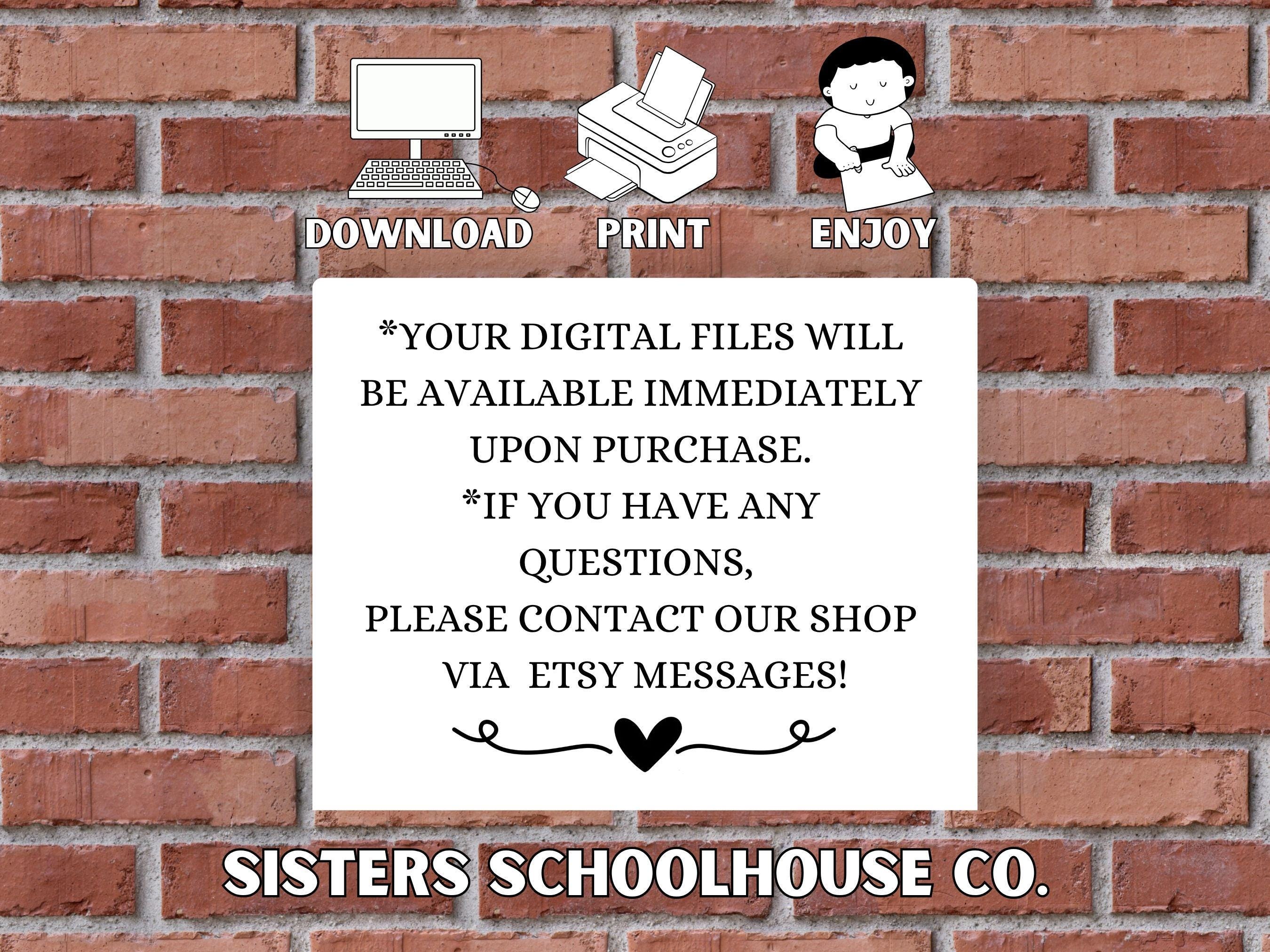 First Day of School Poem Handprint Craft: DIY Keepsake Photo Prop (PDF ...