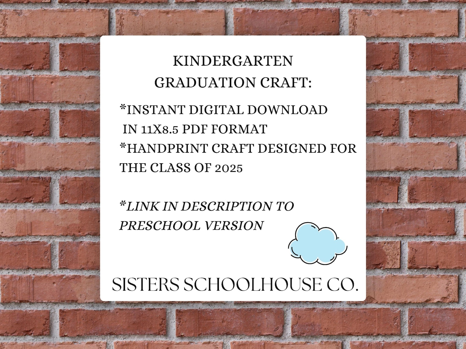 2025 Kindergarten Graduation Handprint Craft, Graduation Craft Activity ...