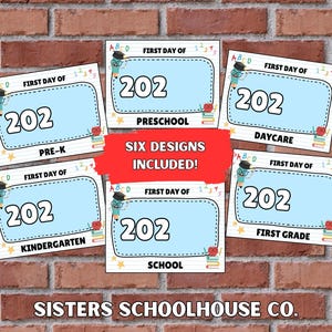 2025 First Day of School Handprint Craft: Photo Prop Keepsake (PDF ...