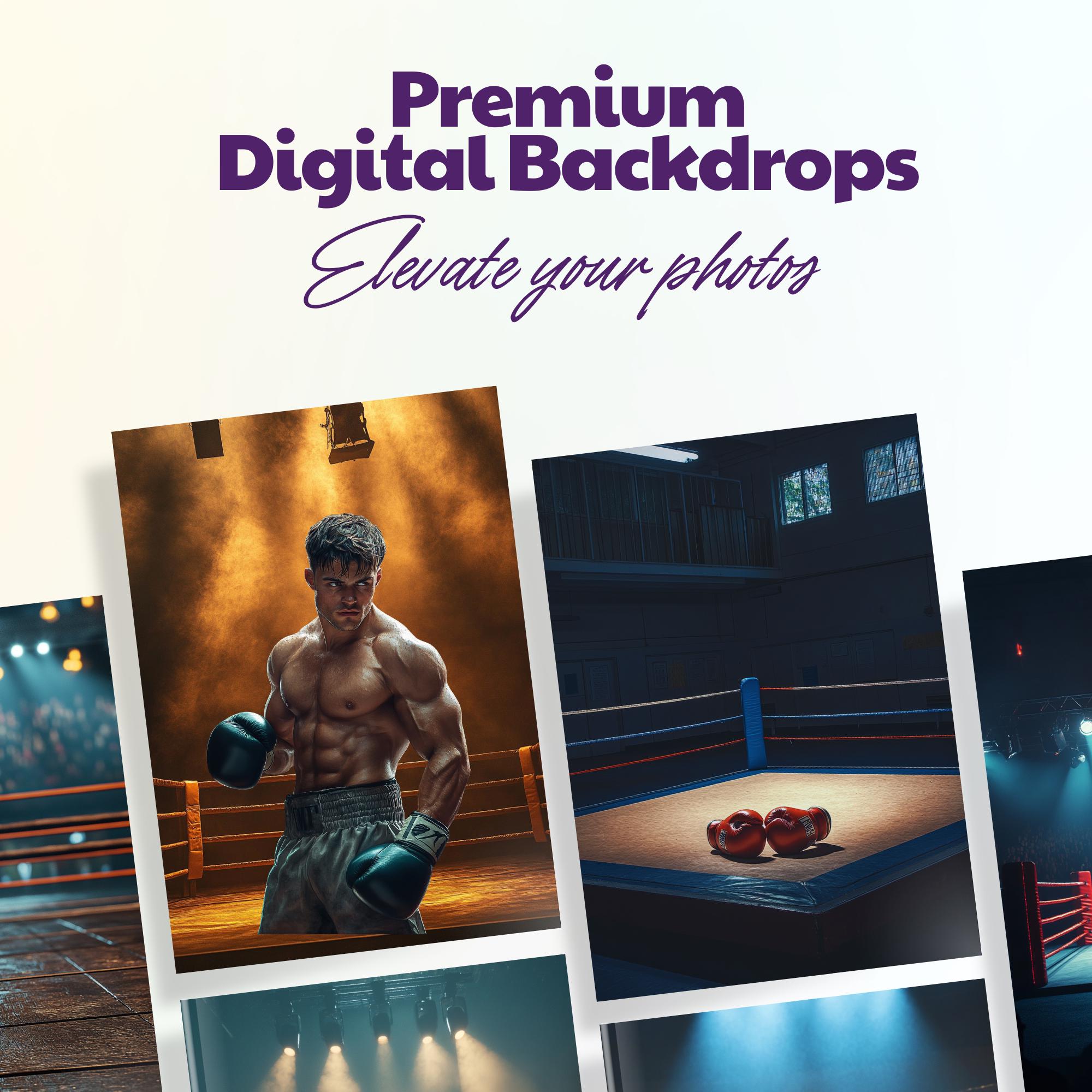 30 Boxing Backdrops Boxing Poster Backdrop Sport Digital Backdrop ...