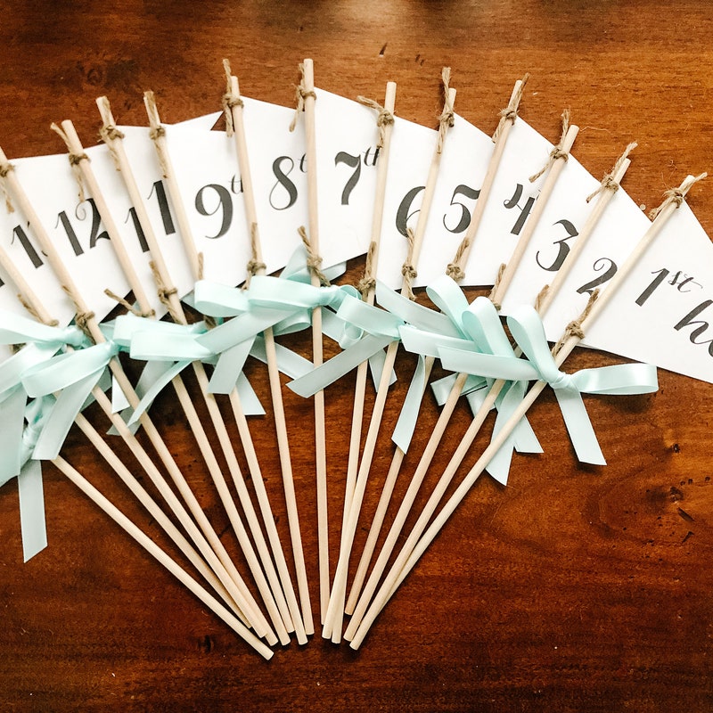 Golf Table Numbers - Etsy