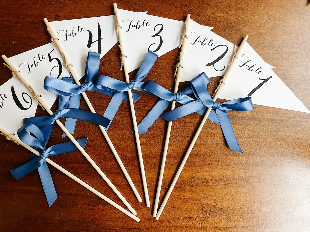 Script Font, Pennant Flags, Table Numbers, Golf Holes, Travelled Places ...